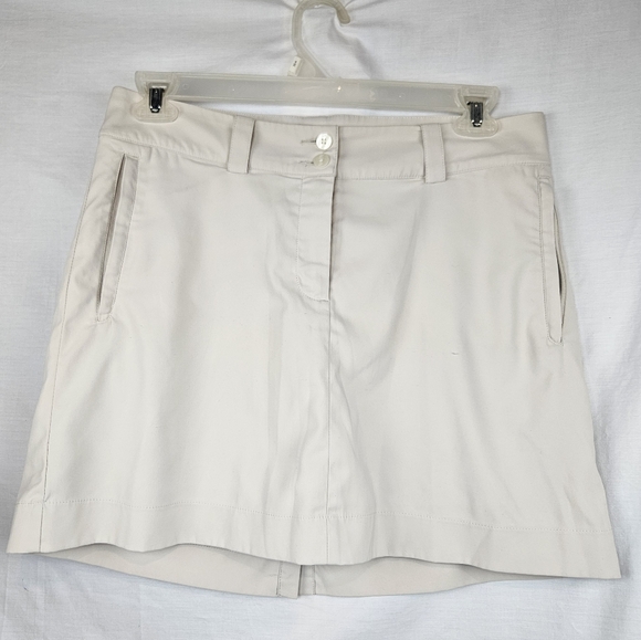Nike | Shorts | Nike Cream Skorts With Tailored Design | Poshmark